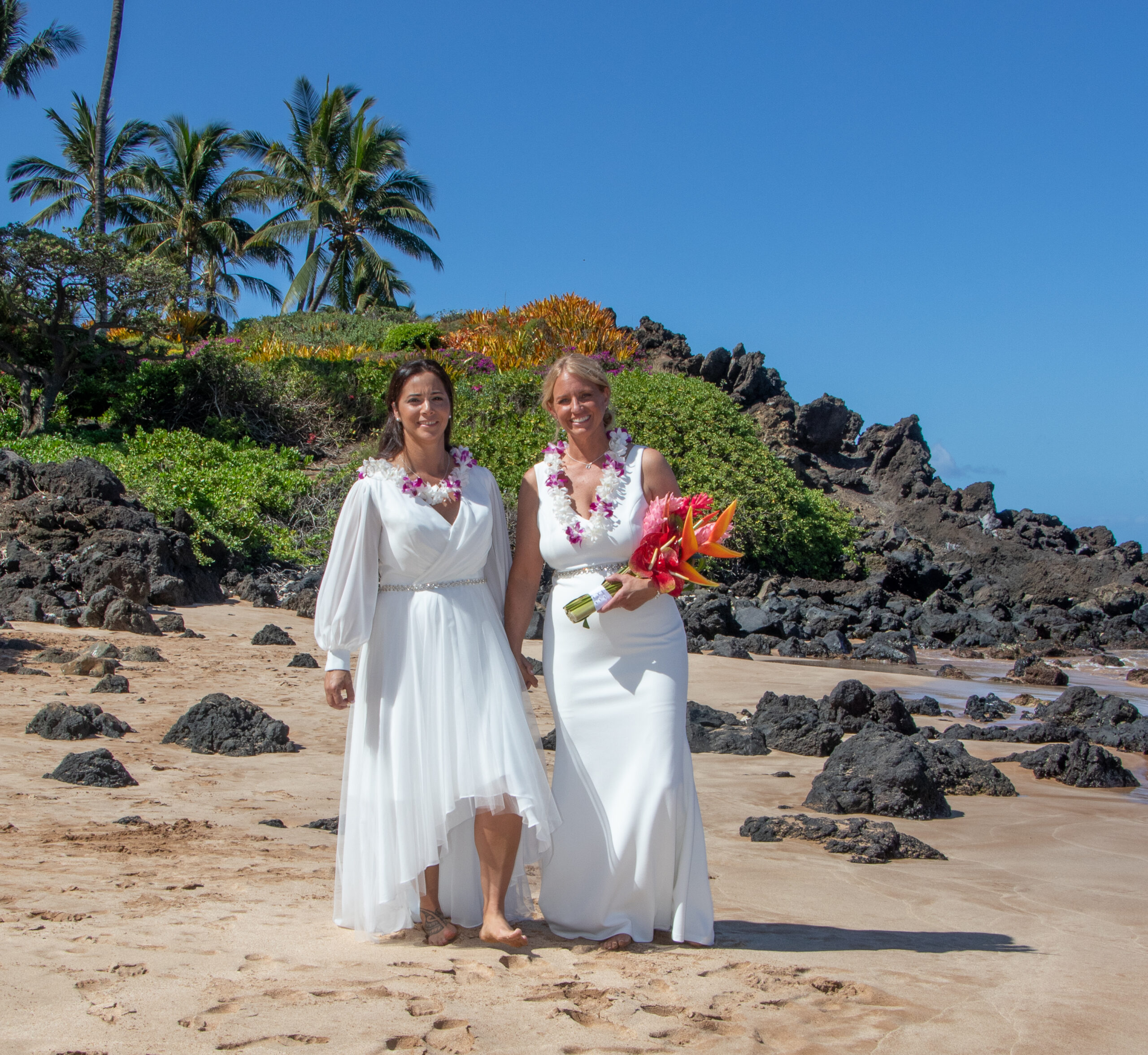 Maui Beach Wedding of Lisa & Stef